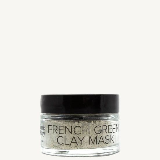 Clay Face Mask for Detoxifying + Exfoliating | French Green – Simple Body